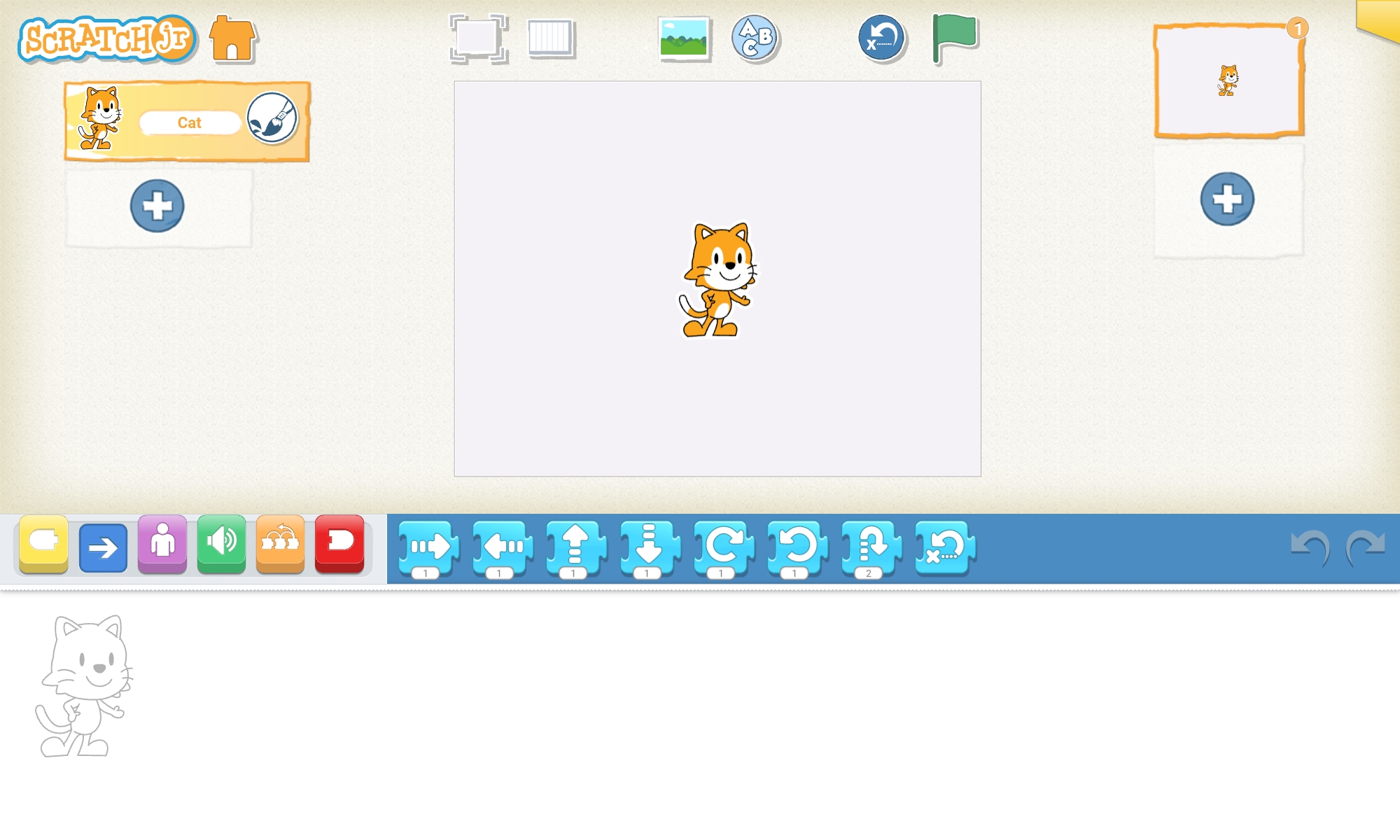 Bóc tem dự án ScratchJr đầu tiên - Decryptkids