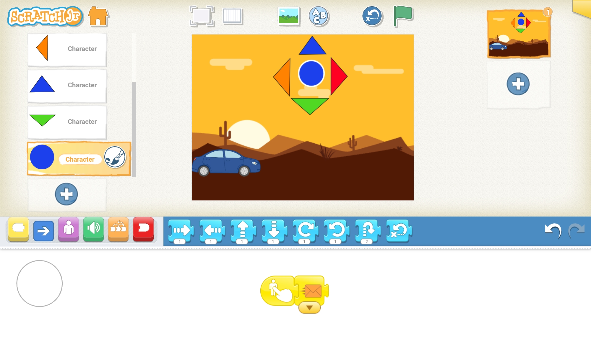 ScratchJr - Project 5: Đua xe - Version 2 - Decryptkids
